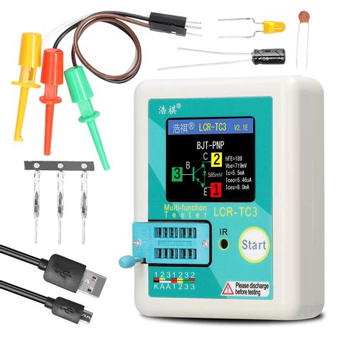 Owsoo Transistor Tester Tester Zener Diode Npn Pnp Resistor
