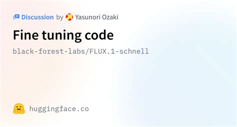 Black Forest Labsflux1 Schnell · Fine Tuning Code