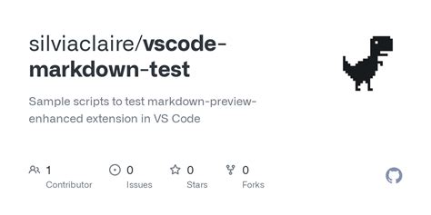 GitHub Silviaclaire Vscode Markdown Test Sample Scripts To Test Markdown Preview Enhanced