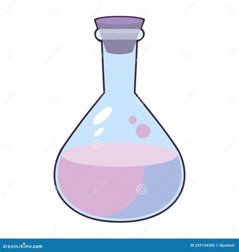 Laboratory Experiment Flask Stock Illustration Illustration Of Bottle