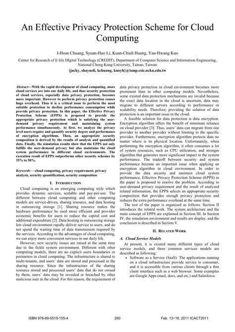 Pdf An Effective Privacy Protection Scheme For Cloud Computing