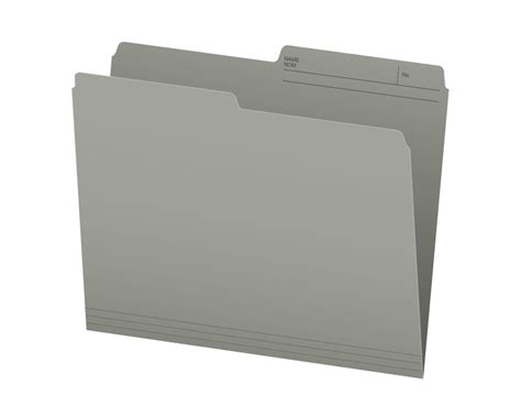 Colour File Folder 12 Cut Tab Letter Grey Colour File Folder 12 Cut Tab Letter Grey