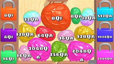 blob merge 3d challenge infinity math games colorful asmr blob level up part 11 youtube