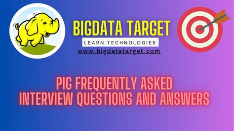 Pig Famous Interview Questions And Answers Big Data Target Learn Technologies
