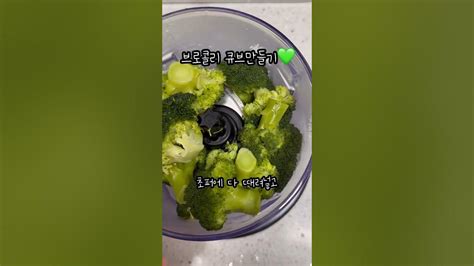 이유식큐브 레시피 Food 요리 이유식만들기 이유식시작 이유식큐브 Youtube