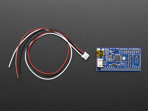 Adafruit Usb Serial Lcd Backpack Add On With Cable