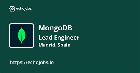 Mongodb Is Hiring Lead Engineer Cloud Apix Integrations Madrid