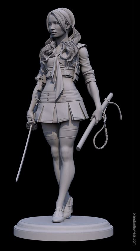 Zbrush Sculpture For The Suckerpunch Film Face Scan Data Zbrush