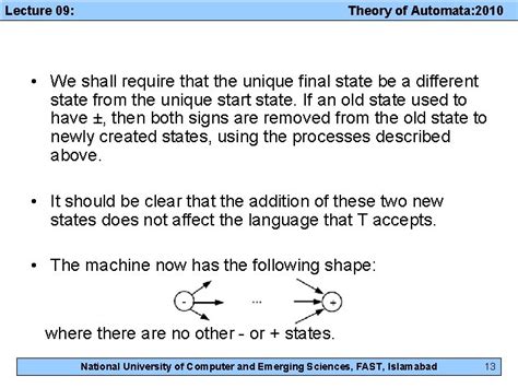 lecture 09 theory of automata 2010 kleenes theorem