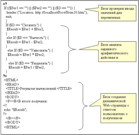 Рис 54 Программа на языке Php описывающее приложение на сервере