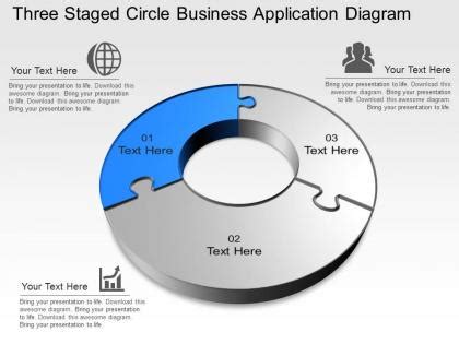 3 Step Circle Diagram Slide Team