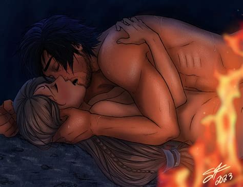 Clive Rosfield And Jill Warrick Final Fantasy And More Drawn By Sakurasab Danbooru