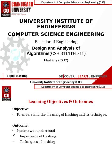 Ppt 26 Hashing Pdf Computing Computer Data