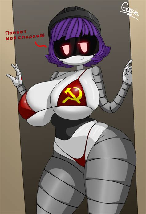 Rule 34 1girls Communism Female Helmet Milf Murder Drones Purple Hair