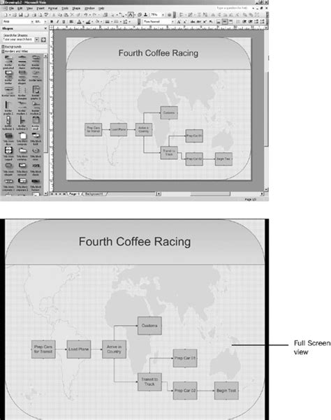 Delivering A Slide Show In Visio Microsoft Office Visio Inside Out Book