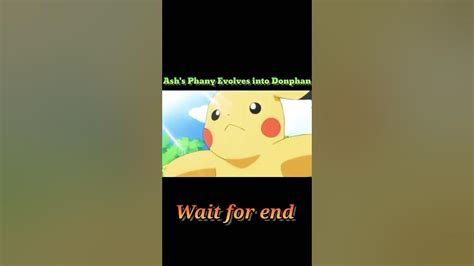 Pokémon Ashs Phanpy Evolves Into Donphan Pokemon Short Viralshorts Phanpy Youtube