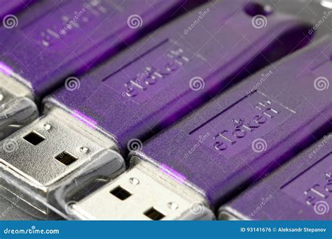 Usb Etoken Device For Storing Authentication Data Editorial Photo