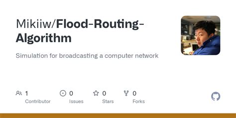 Github Mikiiwflood Routing Algorithm Simulation For Broadcasting A Computer Network