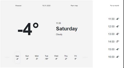 Bootstrap Weather App UI Templates