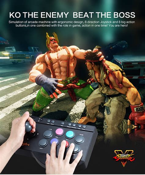 PXN 0082 Arcade Fighting Stick Black Computer Alliance