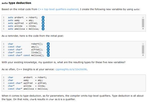 Exploring The Impact Of Top Level Cv Qualifiers On Type Deduction Andreas Fertig Standard C