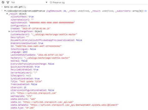 Site Collection Manipulation Using Pnp Core Js