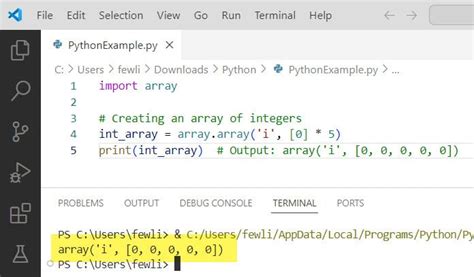 Create An Empty Array In Python