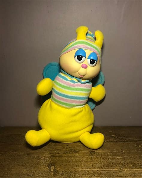 Original 1984 Vintage Glow Bug Glow Worm Glowbug Hasbro Pawtucket
