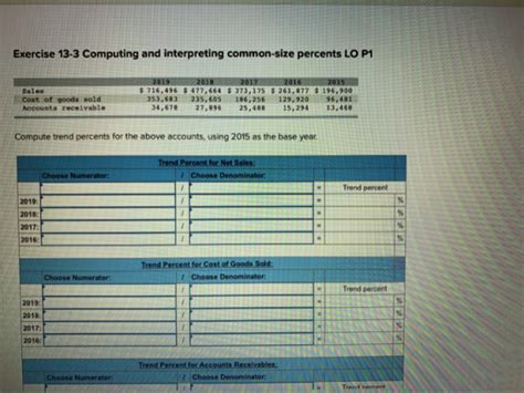exercise 13 3 computing and interpreting common size percents lo p1