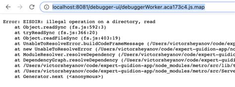 Unable To Resolve Module `debugger Uiuicc464243js` From `` · Issue 1081 · React Native