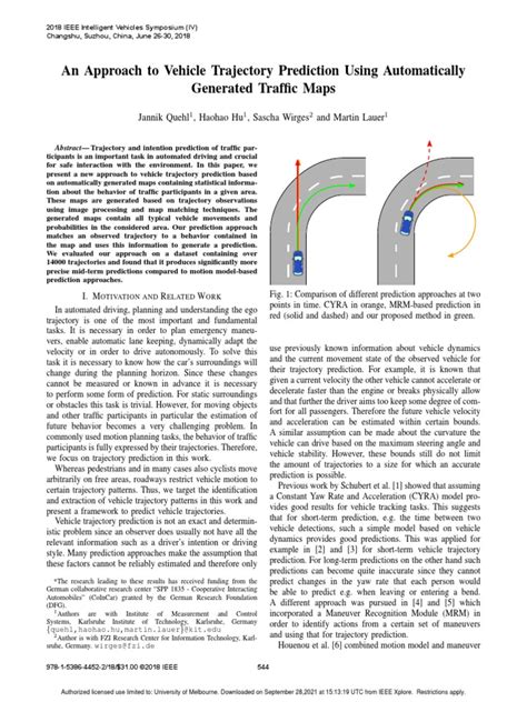 an approach to vehicle trajectory prediction using automatically
