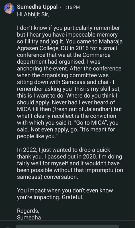 Abhijit Chowdhury On Linkedin Success Teacher Life Grateful 19