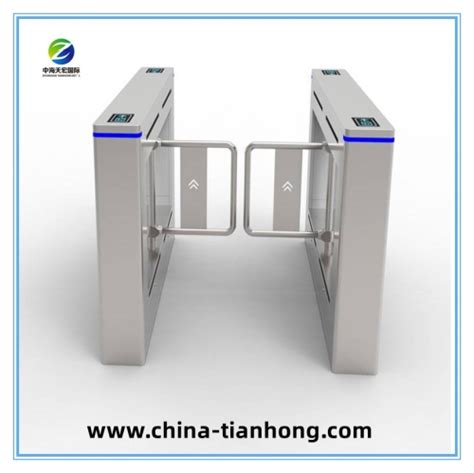Anti Collision QR Rfid Swing Gate Turnstile With Brushless Servo Motor