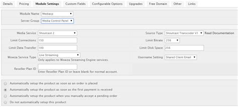 WHMCS Integration Guide Media Control Panel