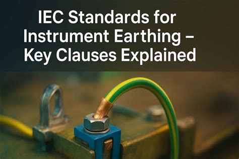 Iec Standards For Instrument Earthing Key Clauses Explained Electrical Engineering Hub