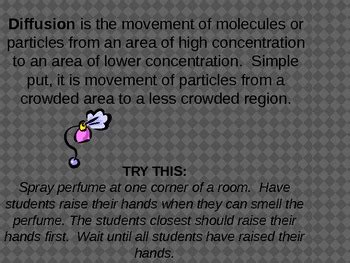 Diffusion And Osmosis Powerpoint By Annette Hoover TpT