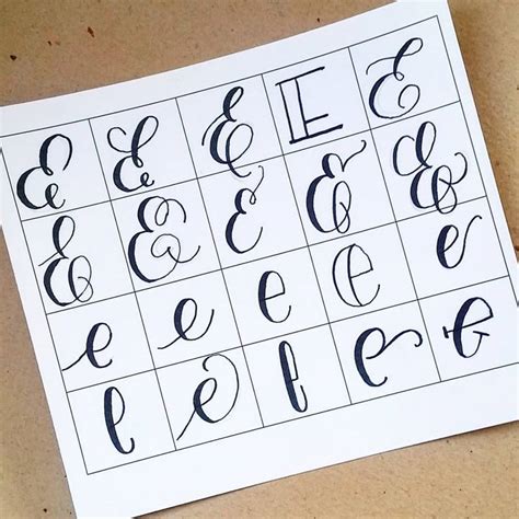 20 Ways To Write The Letter E By Letteritwrite See Also The Video Of Her Writing The Letters