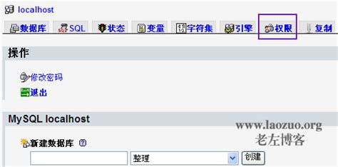 实战phpmyadmin添加数据库用户教程 老左笔记