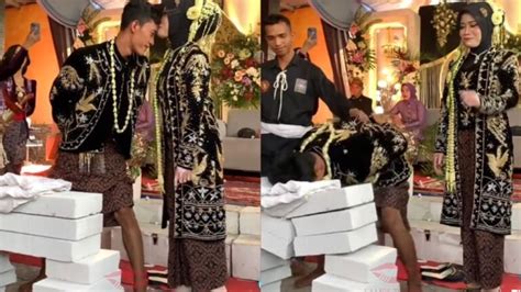 Pengantin Lelaki Pikat Isteri Pecah Bata Guna Kepala Kosmo Digital