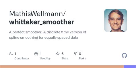 Github Mathiswellmannwhittakersmoother A Perfect Smoother A