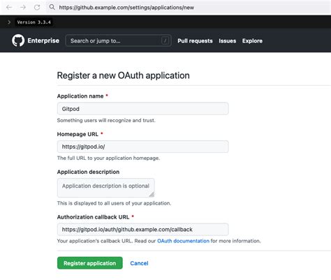 Github Enterprise Gitpod Classic