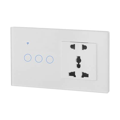 Smart Wall Socket Wifi Switch For For Tuya Touch Light Switch Multi Function Socket