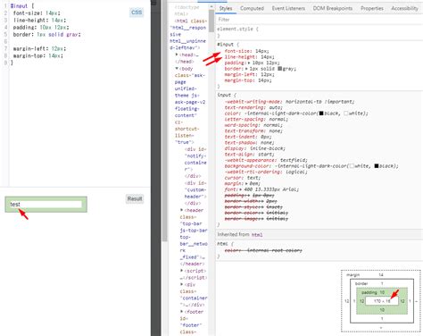 Html Extra Space Below Text In Input Filed Content Height Does Not Equal To Font Size Or