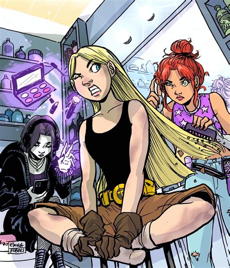 Art Of Emma Kubert On Tumblr Teen Titans