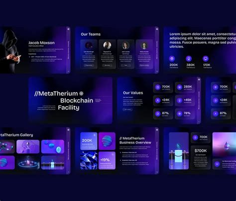Презентация Metatherium — блокчейн в формате Powerpoint Шаблоны презентаций Включая