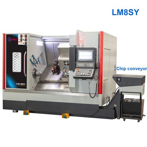 Fanuc Or Siemens Control Cnc Turning Mini Lathe Y Axis Double