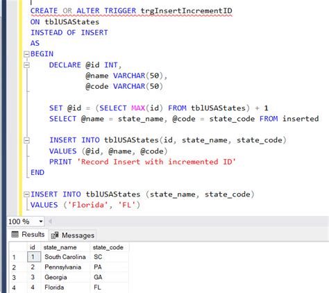 How To Get Auto Increment Id In Sql Server