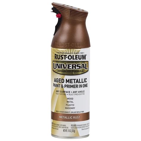 Rust Oleum Universal Gloss Rust Metallic Spray Paint And Primer In One Actual Net Contents