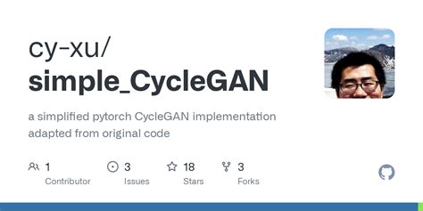 github cy xu simple cyclegan a simplified pytorch cyclegan