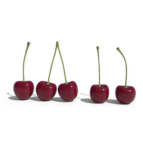 Cherries With Stems 3d Model By Kambur